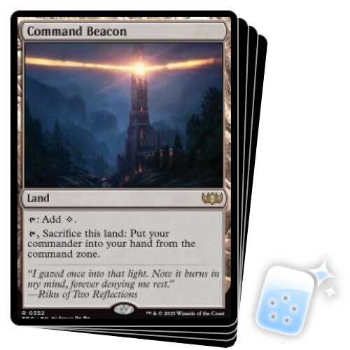 COMMAND BEACON X4 Tarkir: Dragonstorm Commander Magic MTG MINT CARD | eBay