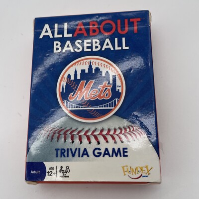 Mets All About Baseball Trivia Game MLB Card Game 250 Question Game ...