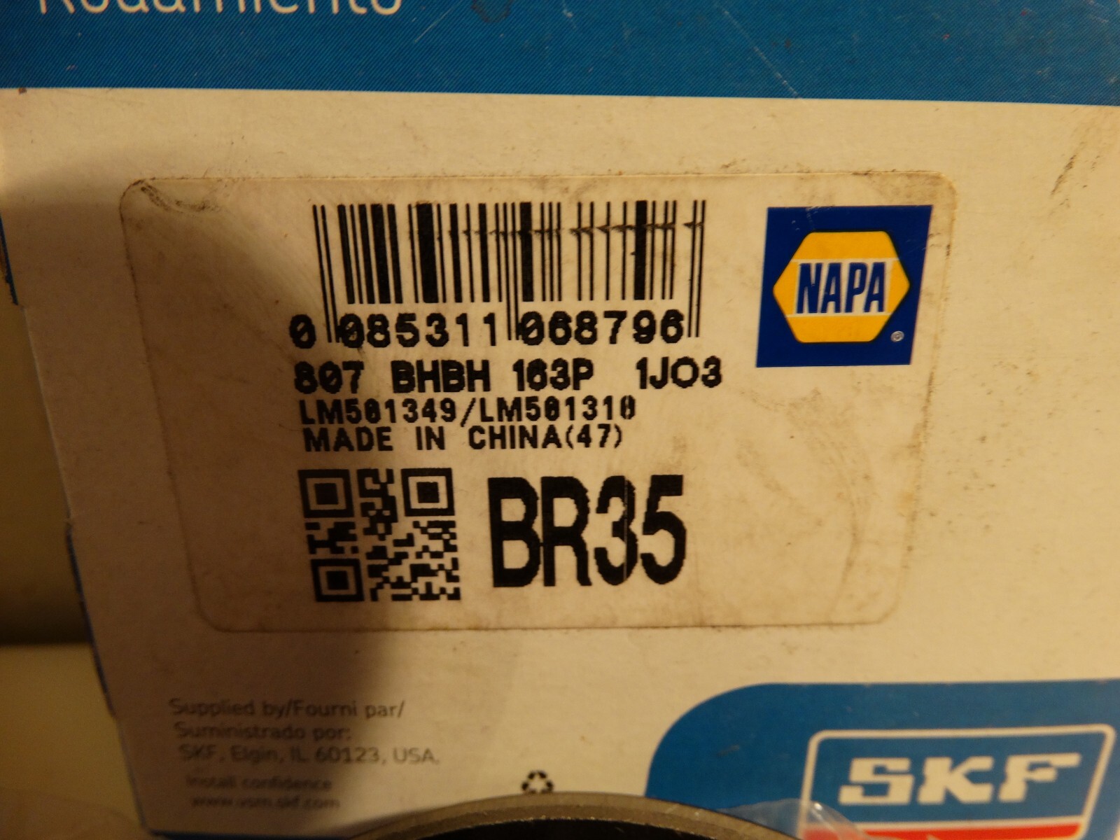 NAPA SKF BR35 WHEEL BEARING | eBay