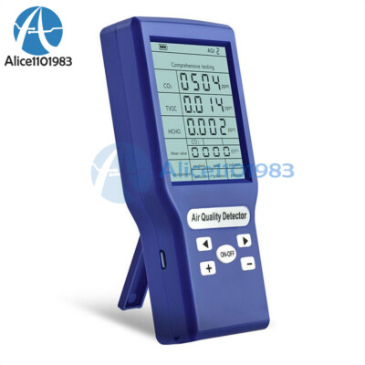 Carbon Dioxide Detector CO2 Meters Gas Analyzer Protable Air Quality ...
