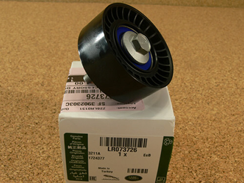 GENUINE LAND ROVER TENSIONER IDLER PULLEY 2.0L RANGE ROVER EVOQUE SPORT ...