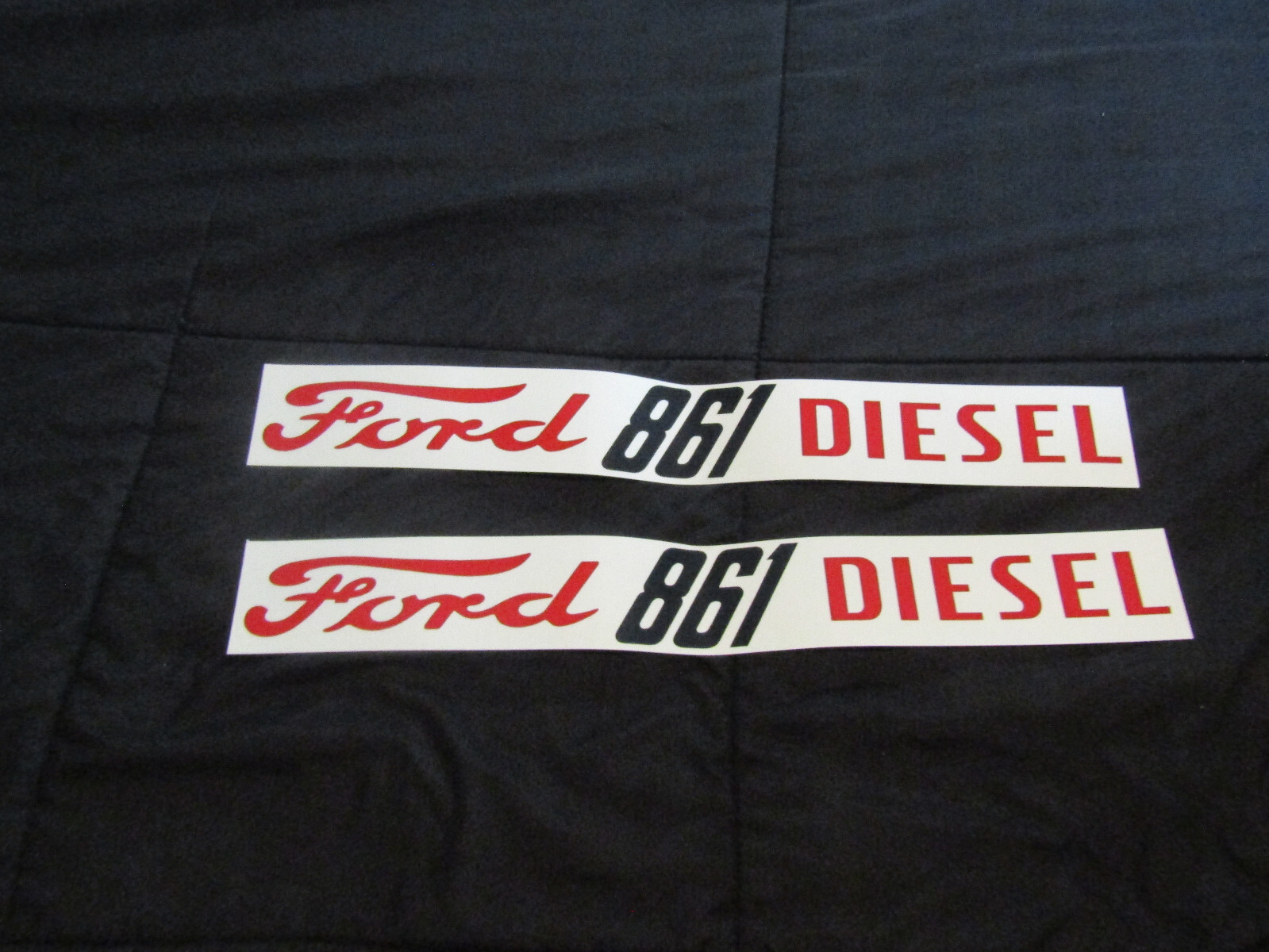 1957 - 1961 FORD TRACTOR 861 DIESEL DECALS PAIR | eBay