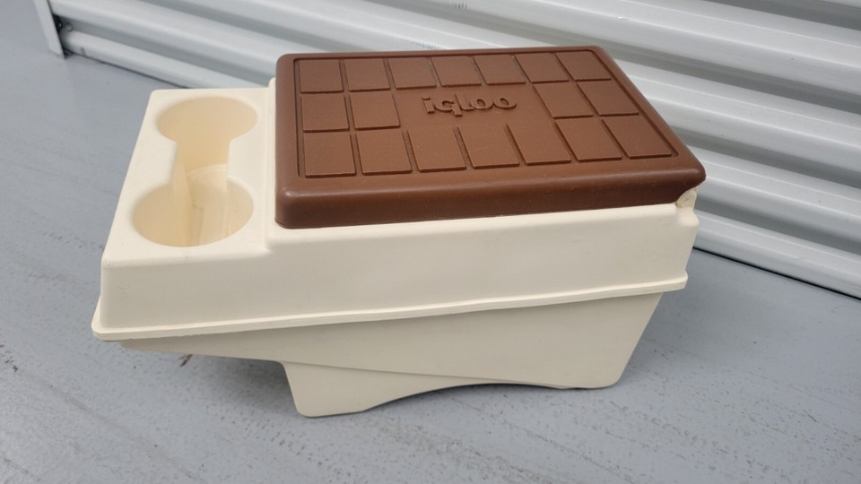 Vintage Little Kool Rest Igloo Car Cooler Ice Chest Cup Holder | eBay