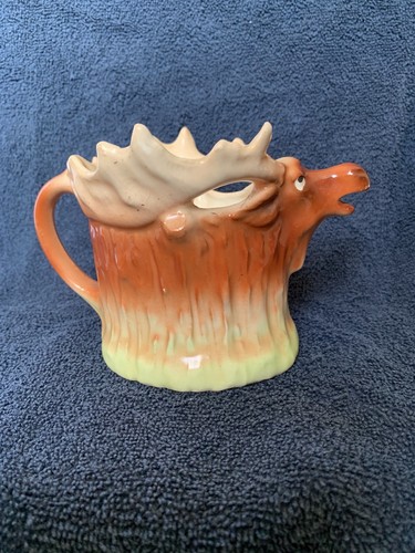 Vintage Pottery Moose Elk Creamer Made in Austria | eBay