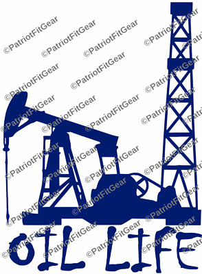 Oil Life,Oilfield Worker,Roughneck,Rig Life,Oil Rig,Drilling,Sticker ...