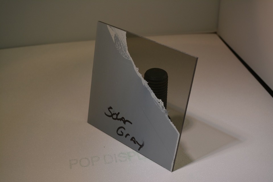 Tinted Smoked Lexan Sheet Solar Gray color #7130 Polycarbonate 3/16" x ...