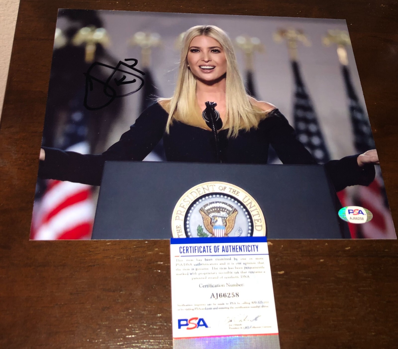 Ivanka Trump Hot Sexy MAGA 2024 Signed Autographed 8x10 Photo PSA E1 | eBay