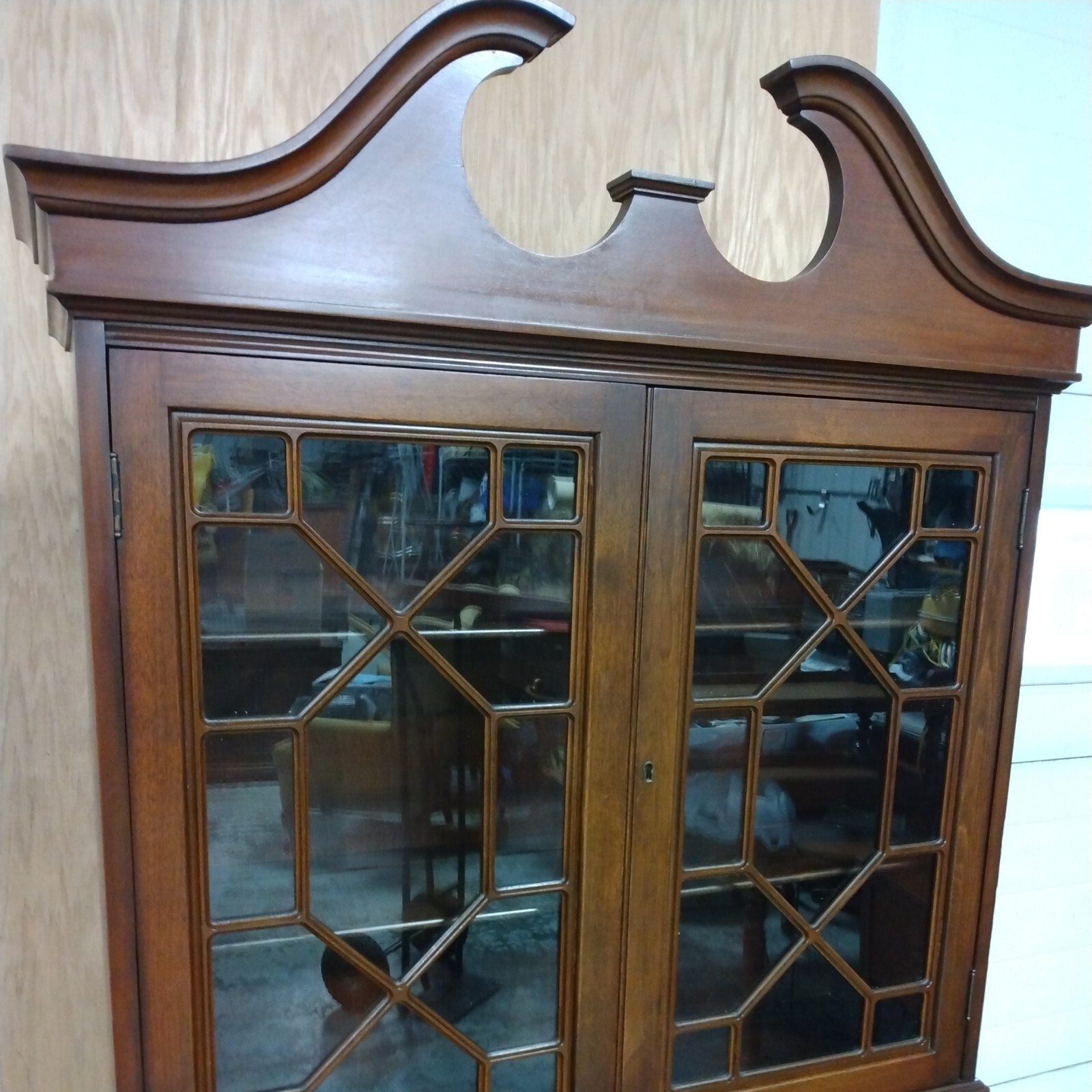 Antique Maddox Walnut Secretary Cabinet Desk w/Key & Working Locks ...
