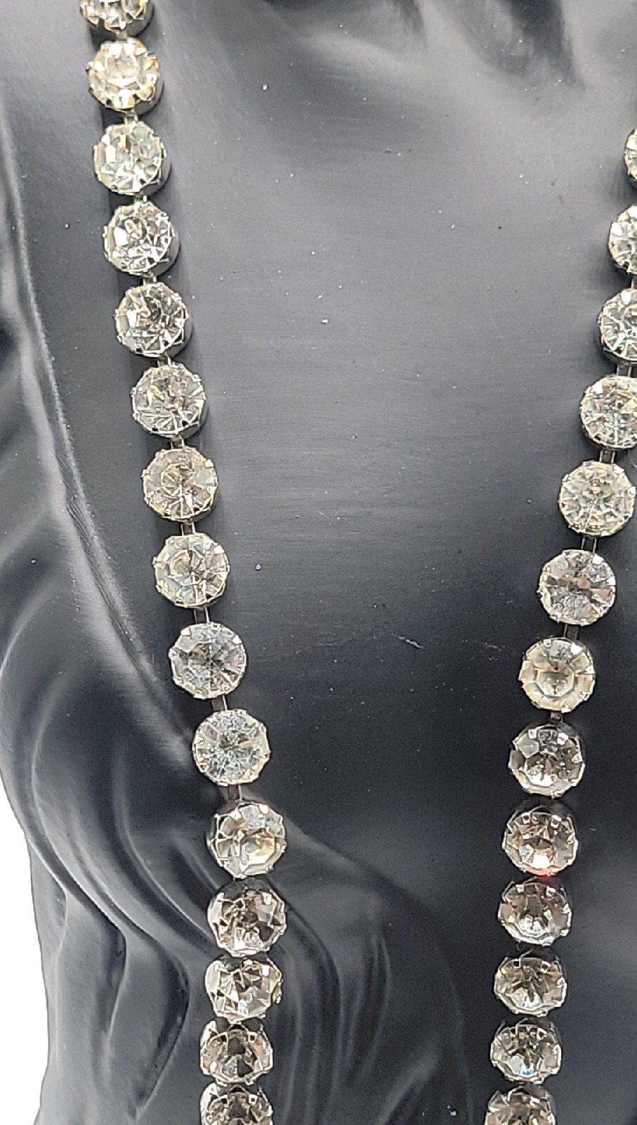 1950s Rare Original By Robert Paste Necklace 34" Pro… - Gem