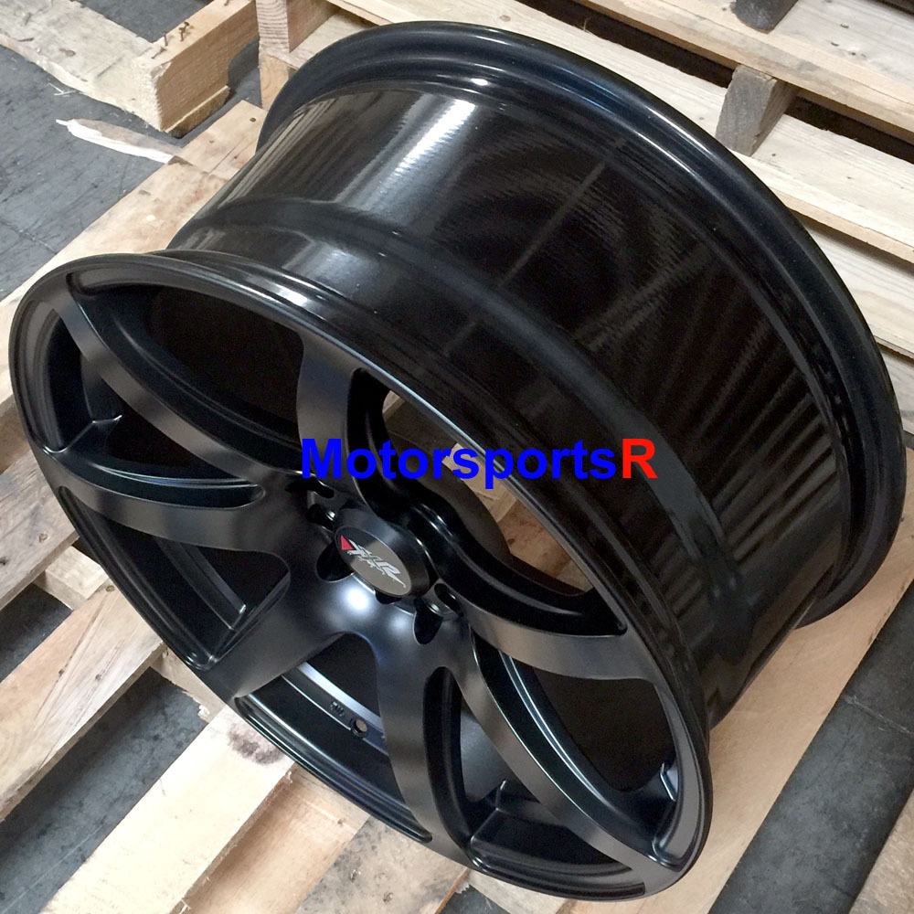 XXR 560 Wheels 18 x 8.5 Flat Black +35 Concave Rims 5x100 Subaru BRZ ...