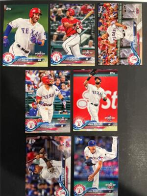 2018 Topps Opening Day Texas Rangers Team Set 7 Cards | eBay