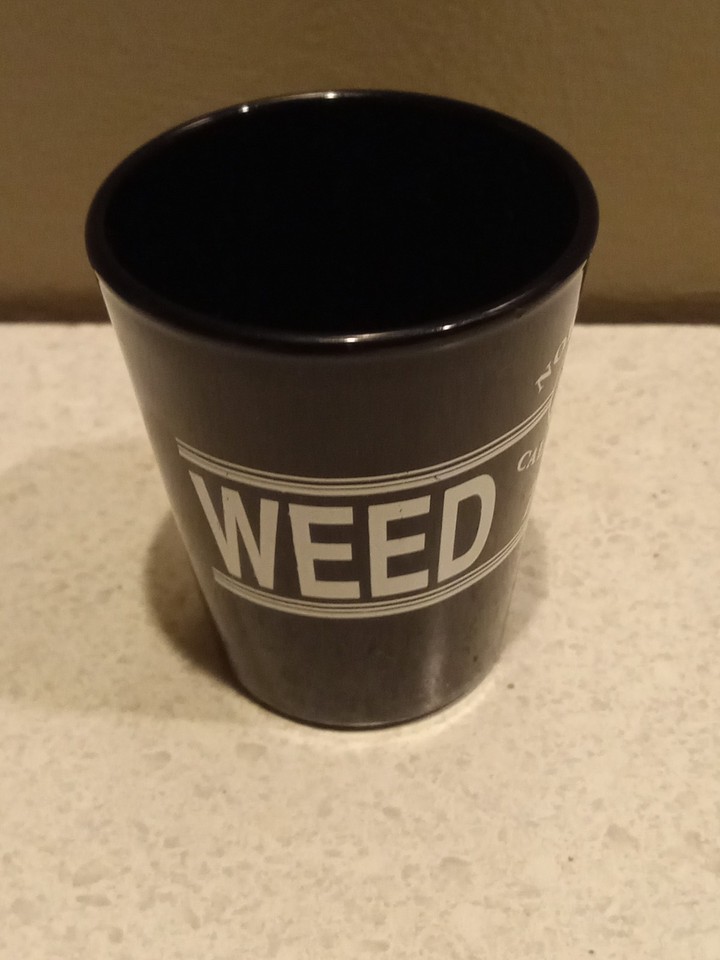 Shot glass- NORTHERN CALIFORNIA "WEED" Used, good condition | eBay