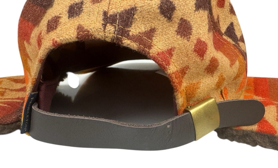 Pendleton Timberline Hat Cap Ear Flaps Aztec Print Adjustable | eBay ...