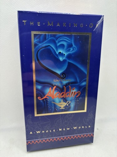THE MAKING OF ALADDIN - A WHOLE NEW WORLD VHS BRAND NEW SEALED VINTAGE ...