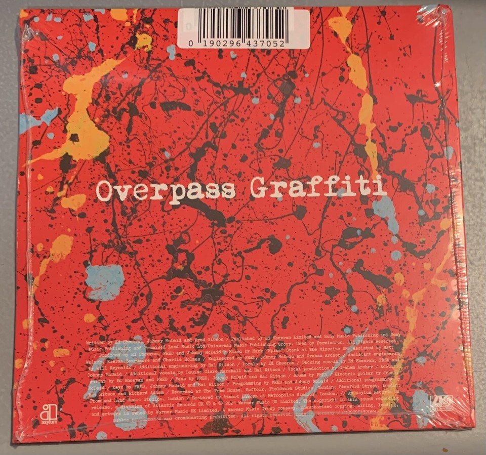 Ed Sheeran Overpass Graffiti 2021 1 Track CD Single New Sealed | eBay