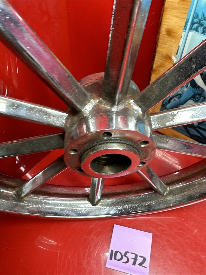 Harley Honda Cb750 Chopper Vintage Invader 10 Spoke Front Mag Wheel ...