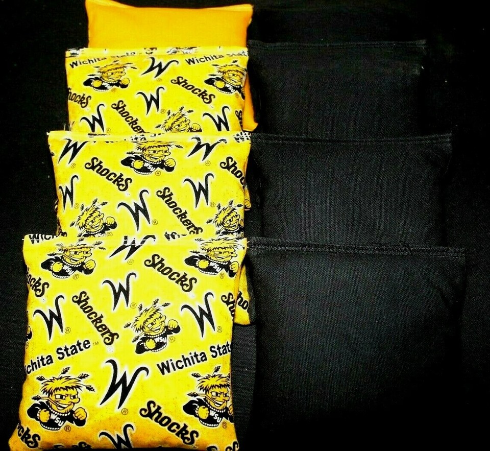 Wichita State Shockers Set of 8 ACA Regulation Cornhole Bean Bags | eBay