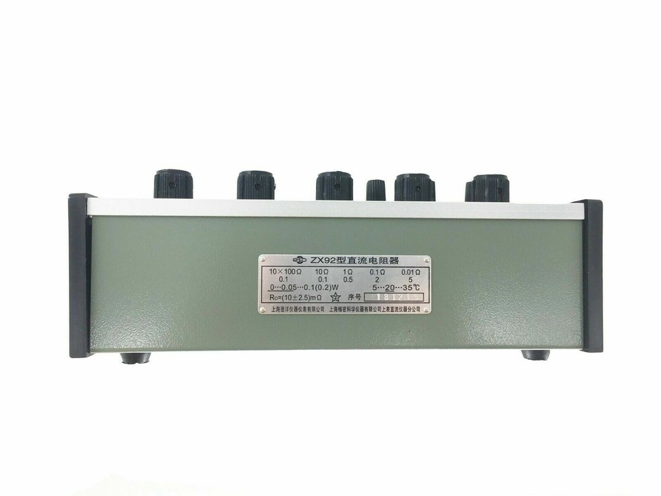 DC Resistor Decade Resistance Box DC Bridges Decade Boxes ZX92E | eBay