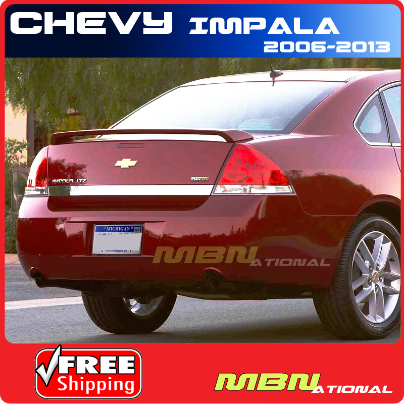 06-13 Chevy Impala 4DR Sedan Rear Trunk Tail Wing Spoiler Primer ...