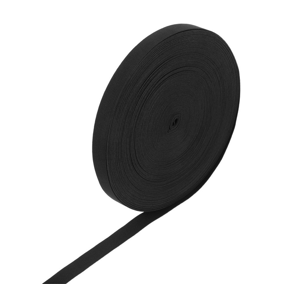 1 Roll Braided Elastic Band High Elasticity Rope Sewing Braid Knit Rope ...