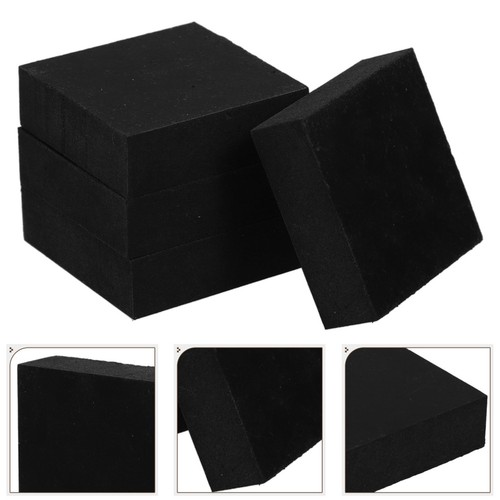4pcs Black Rubber Block Pads For Noise Reduction And Vibration ...