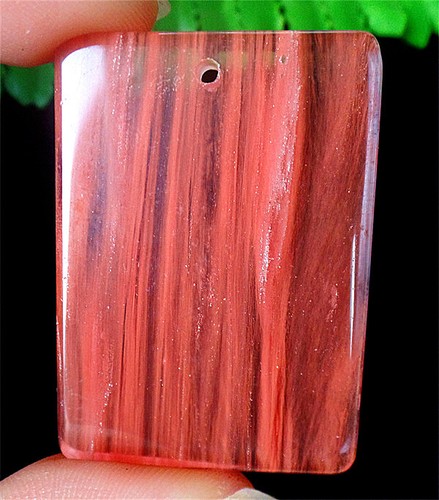 48x34x6mm Red Cherry Quartz Oblong Pendant Bead DY3330 | eBay