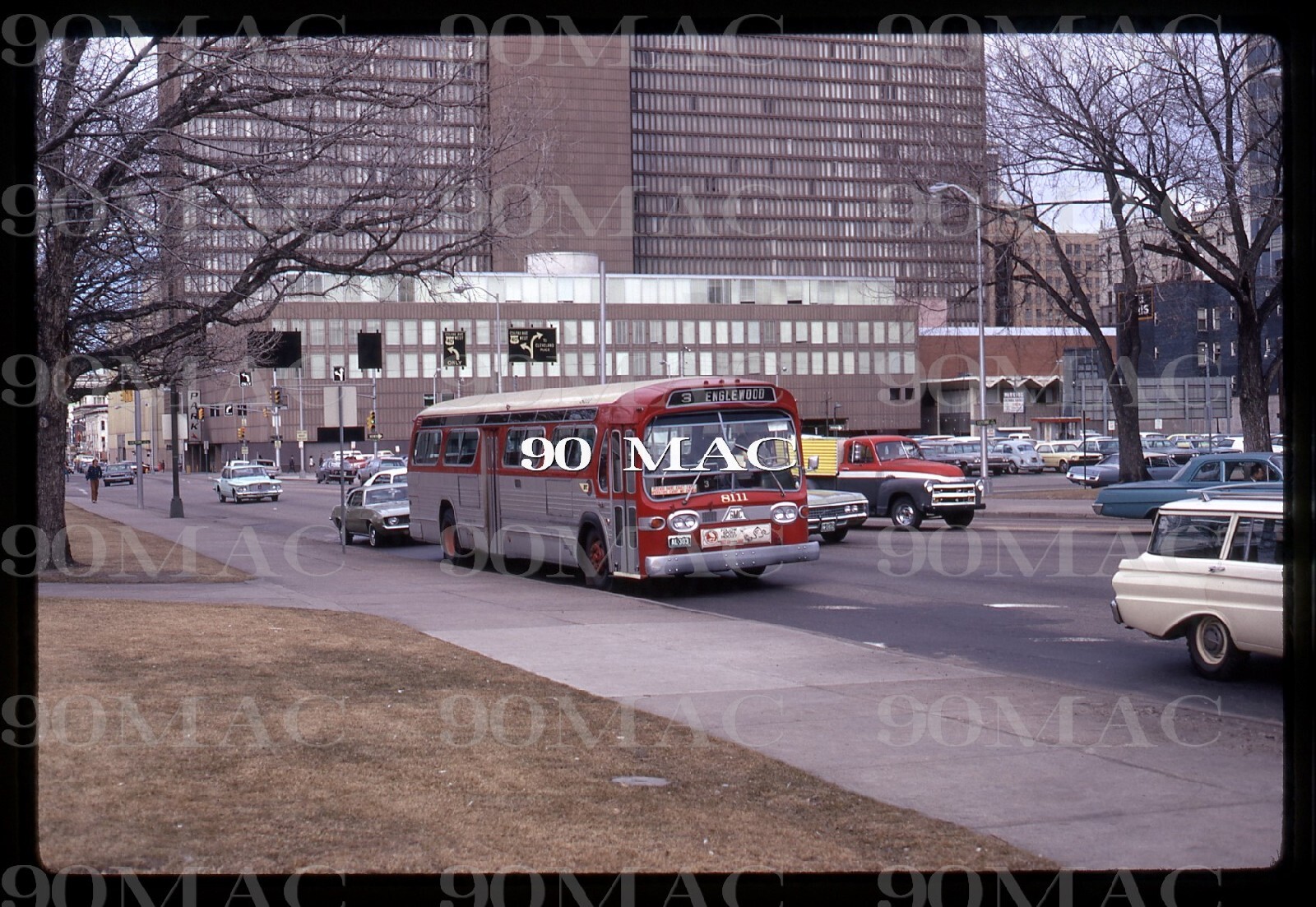 DENVER TRAMWAY. GM COACH BUS #8111. Denver (CO). Original Slide 1971 ...