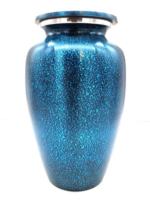 Cremation Urn, Adult, Metal, titled " Blue Bayou ", Great Price | eBay