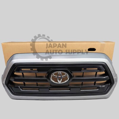 OEM GENUINE TOYOTA 16-17 TACOMA SR BASE SILVER 1D6 UPPER GRILLE 53100 ...