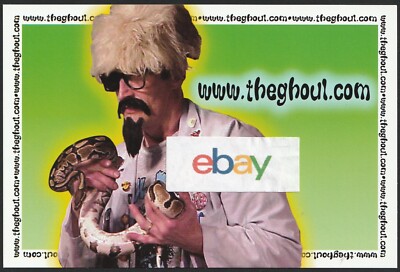 VINTAGE RON THE GHOUL SWEED CLEVELAND PROMO CARD + DVD | eBay