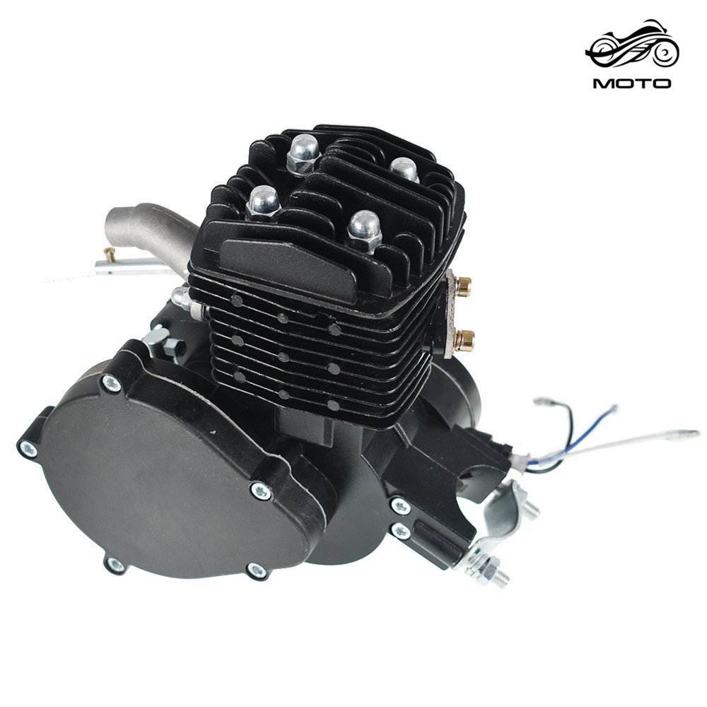 2 Stroke 80cc Bike Bicycle Motorized Petrol Gas Motor Engine Kit Full ...