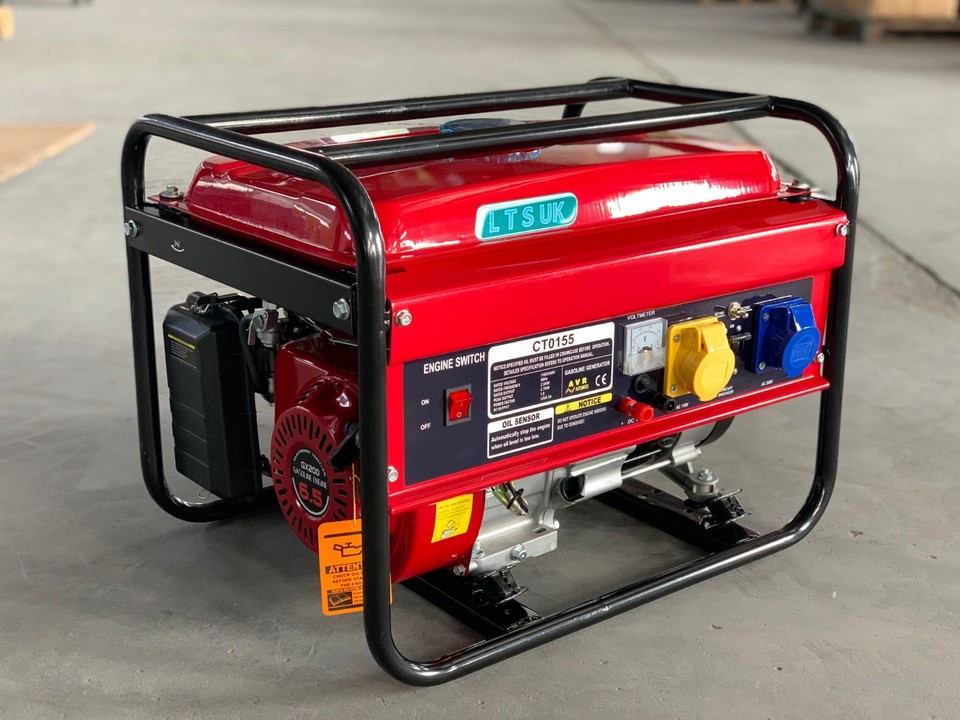 2.8 kVA Portable Petrol Generator NEW 6.5 HP ENGINE | eBay UK