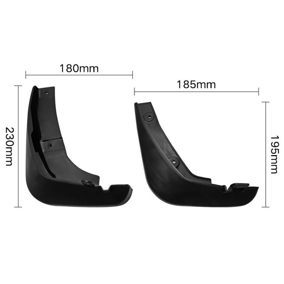 Mudguard Car Mudguard Black Car Mudguard Front Rear Car Mud Flaps New ...