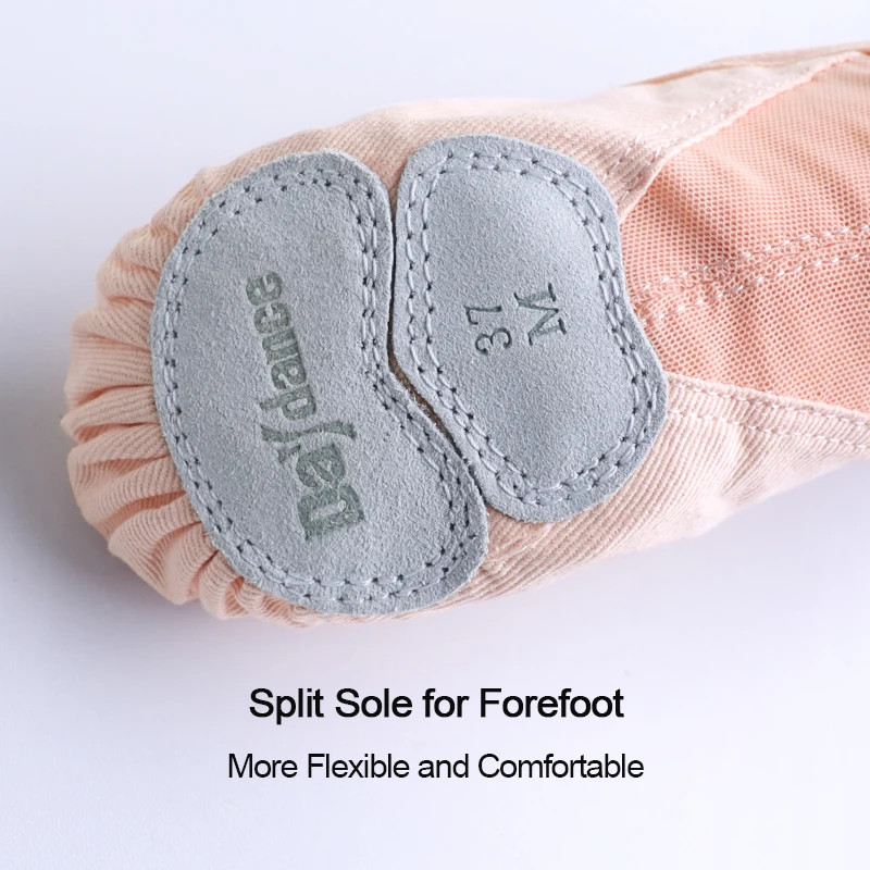 Professional Ballet Shoes Soft Three Split Sole Women Girls Ballerina ...