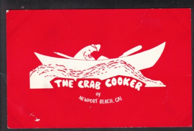 ADVERTISING - THE CRAB COOKER OF NEWPORT BEACH, CALIF. | eBay