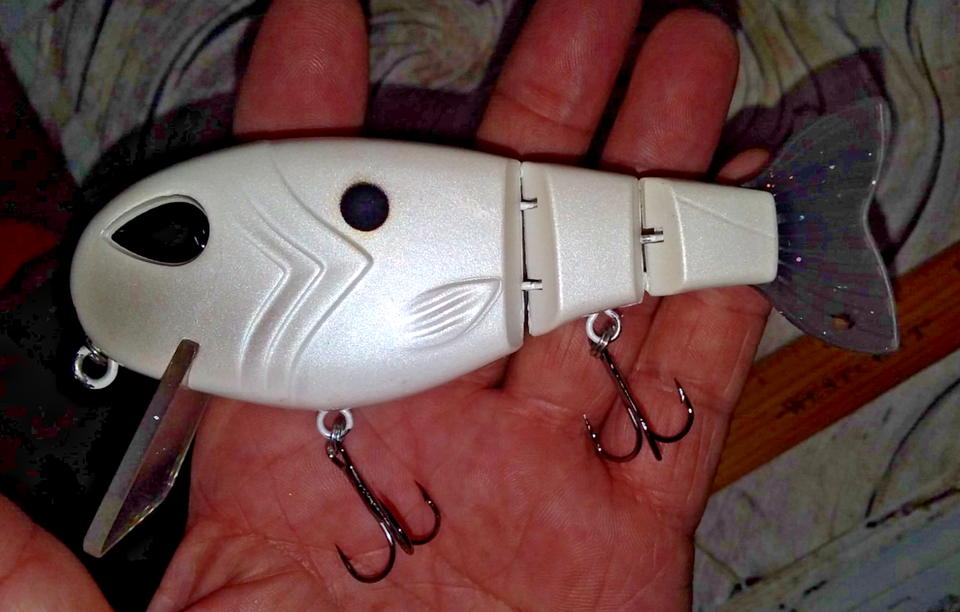 #AS COPY - Throwback Bait Wake Walker - Wake Swimbait, Walk or Crank 3 segments! | eBay