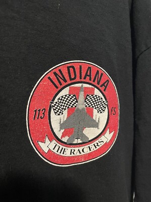 Indiana Air Guard 113th Fight Squadron Racers Shirt Terre Haute Large ...