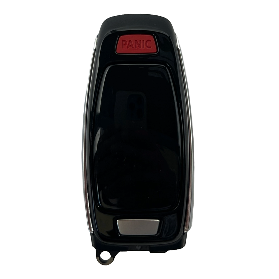 2 Oem Audi Smart Key Fob Remote Transmitter Keyless + Uncut Key Insert ...