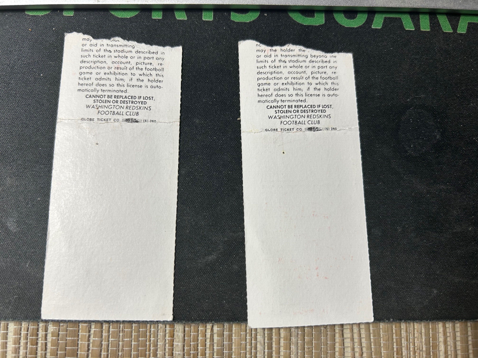 1983 49ERS REDSKINS NFC CHAMPIONSHIP TICKET STUBS (2) *NFL 100 GREATEST ...