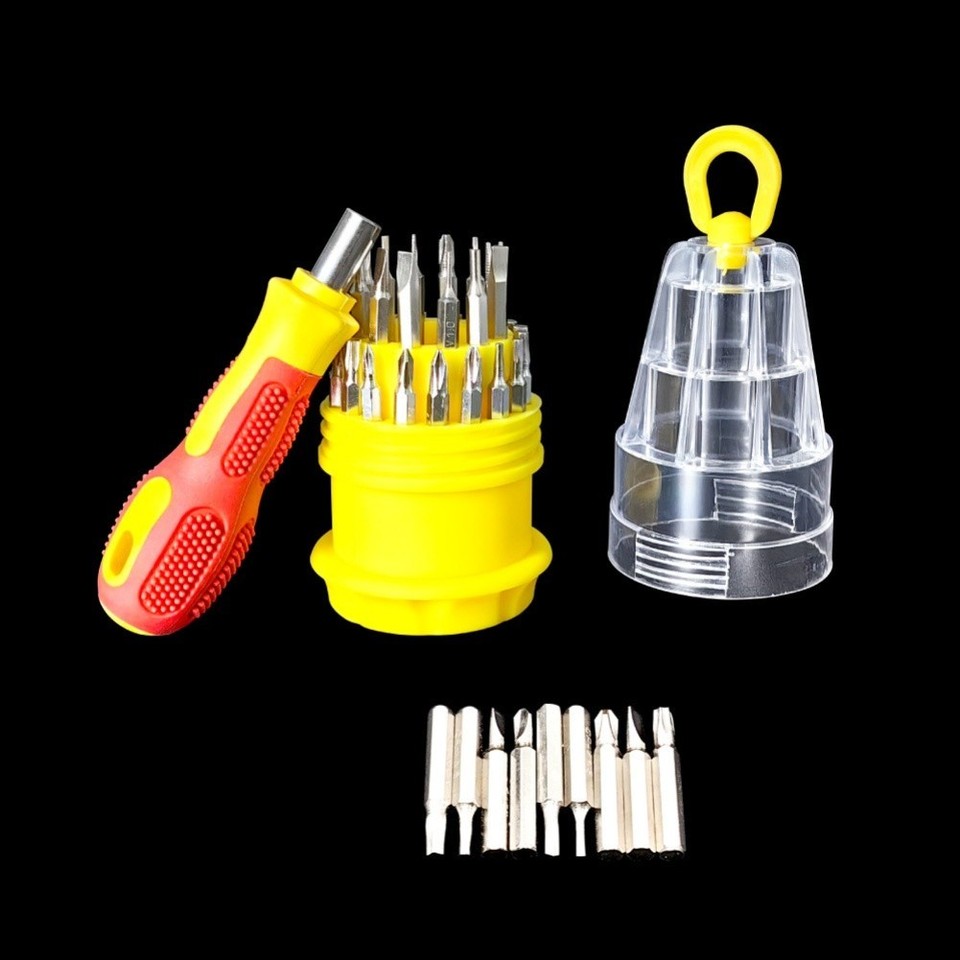 Precision Screwdriver Set Magnetic Chrome Aluminum For Mobile Device ...