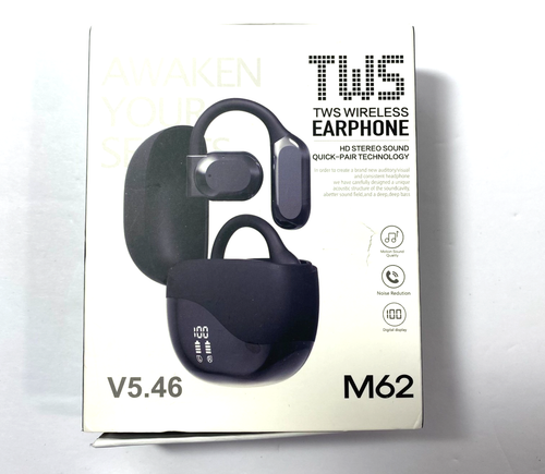 TWS M62 V5.46 Wireless Earbuds Bluetooth w/ Case – Language Translator ...