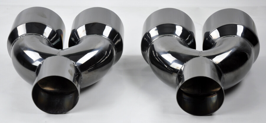 Dual 4" Quad Style Titanium Exhaust Tips Camaro Firebird Trans Am | eBay