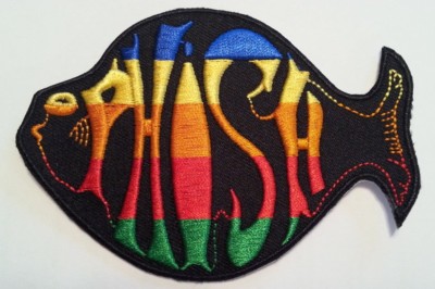 Phish~Embroidered Band PATCH~4" x 2 7/8"~Great Color~Iron or Sew~Ships ...