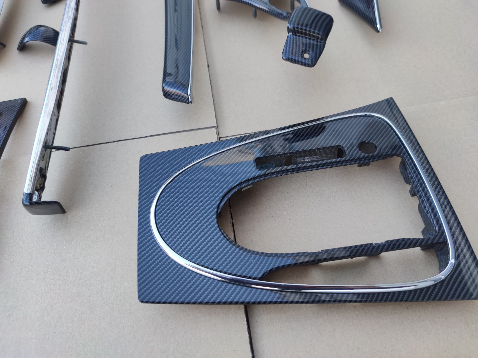 Mercedes Benz E Class W211 Carbon Fiber Interior Trim Set 2003-2009 OEM ...