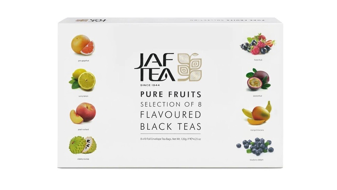 Black Tea Ceylon JAF Pure Fruit collection, Tea Sampler Gift Set - 80 ...