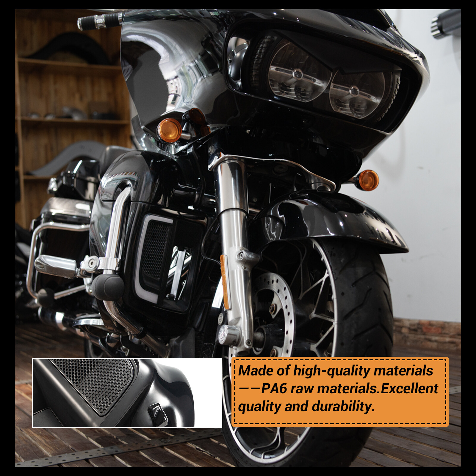 Lower Vented Leg Fairing Glove Box for Harley Davidson Sport Glide ...