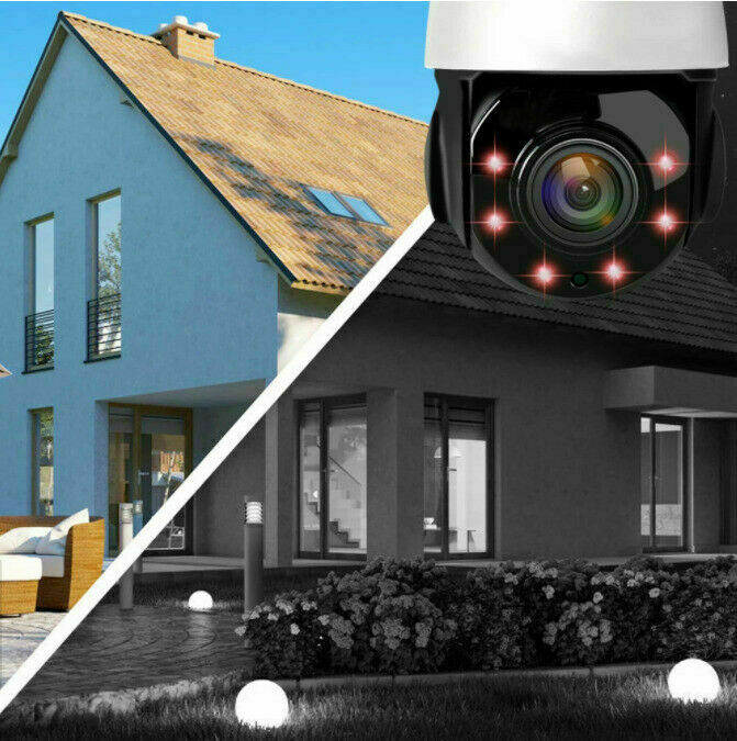 CamHi 36X ZOOM 8MP 4k POE Humanoid Auto Track IR MIC Card PTZ Speed IP ...