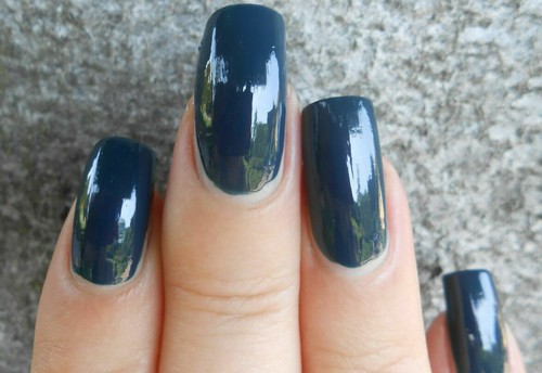 ESTEE LAUDER Nail Polish BLACK TURQUOISE Teal Petrol Blue NIB LTD ED ...