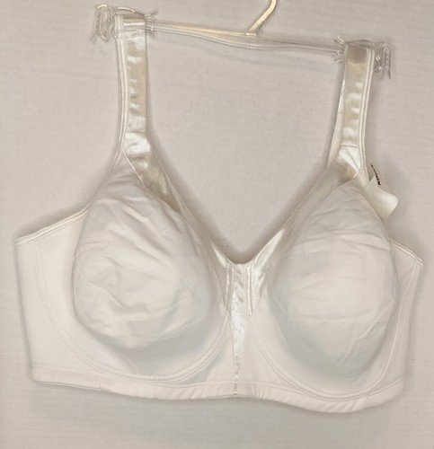 Playtex 18 Hour Wirefree Bra Silky Soft Smoothing 4803 White 42D NWT | eBay