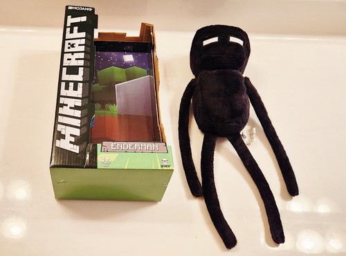 Minecraft Enderman Plush 16" Stuffed Animal Toy Tall JINX Mojang Used ...